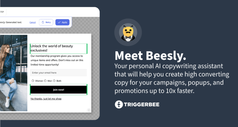 Beesly - Triggerbee's new AI Copywriting Assistant | Triggerbee